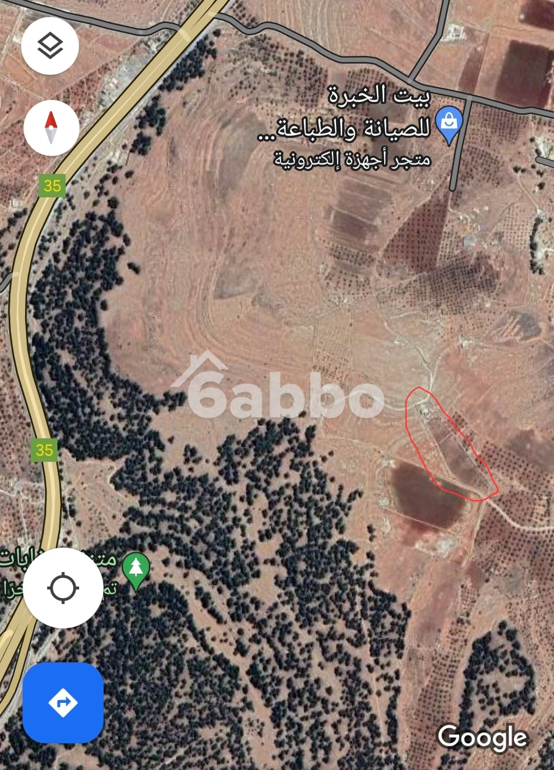 طابو العقاري - ارض للبيع في جرش بالقرب من طريق عمان إربد مساحتها 9 دونم ...